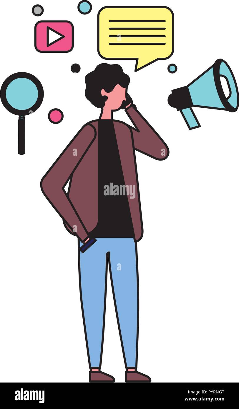 Using whatsapp app Stock Vector Images - Alamy