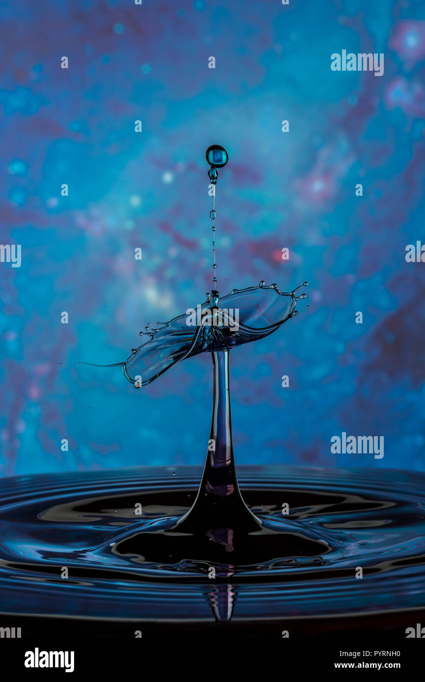 splash drop art water drops Stock Photo - Alamy