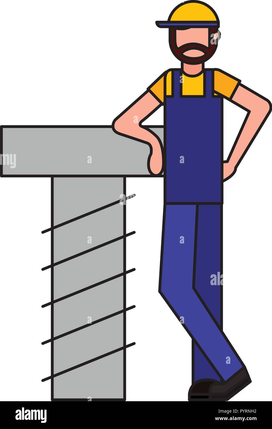 repair man worker with screw tool Stock Vector Image & Art - Alamy