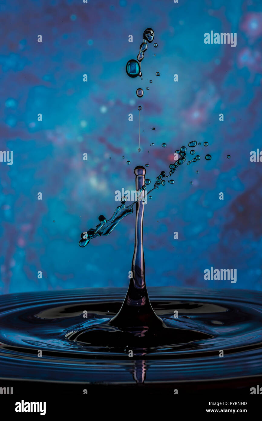 splash drop art water drops Stock Photo - Alamy