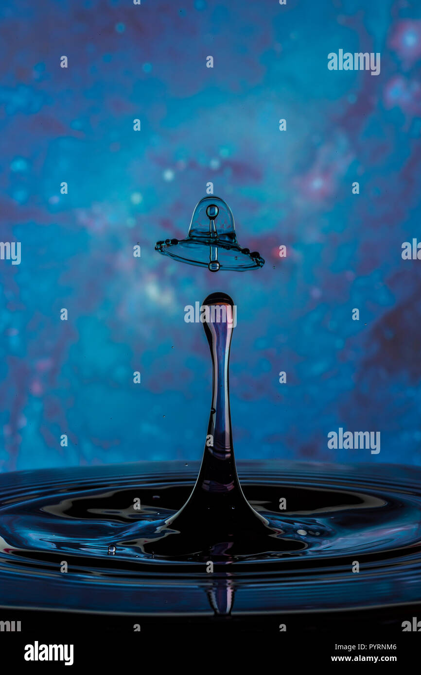splash drop art water drops Stock Photo - Alamy