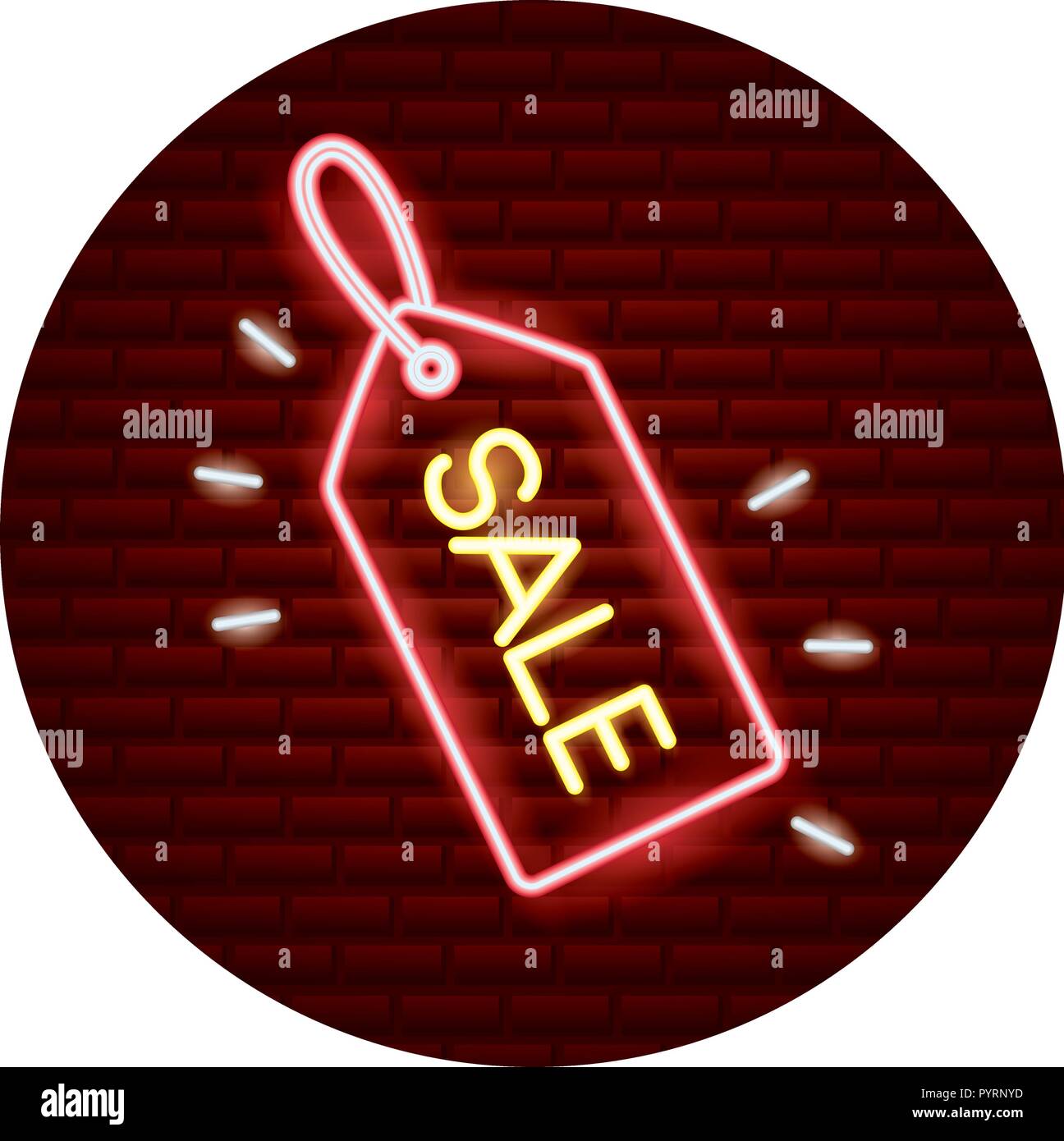 online shopping neon card Stock Vector Image & Art - Alamy