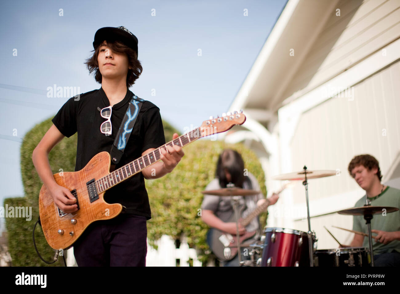 Late teens boys and friends hi-res stock photography and images - Alamy