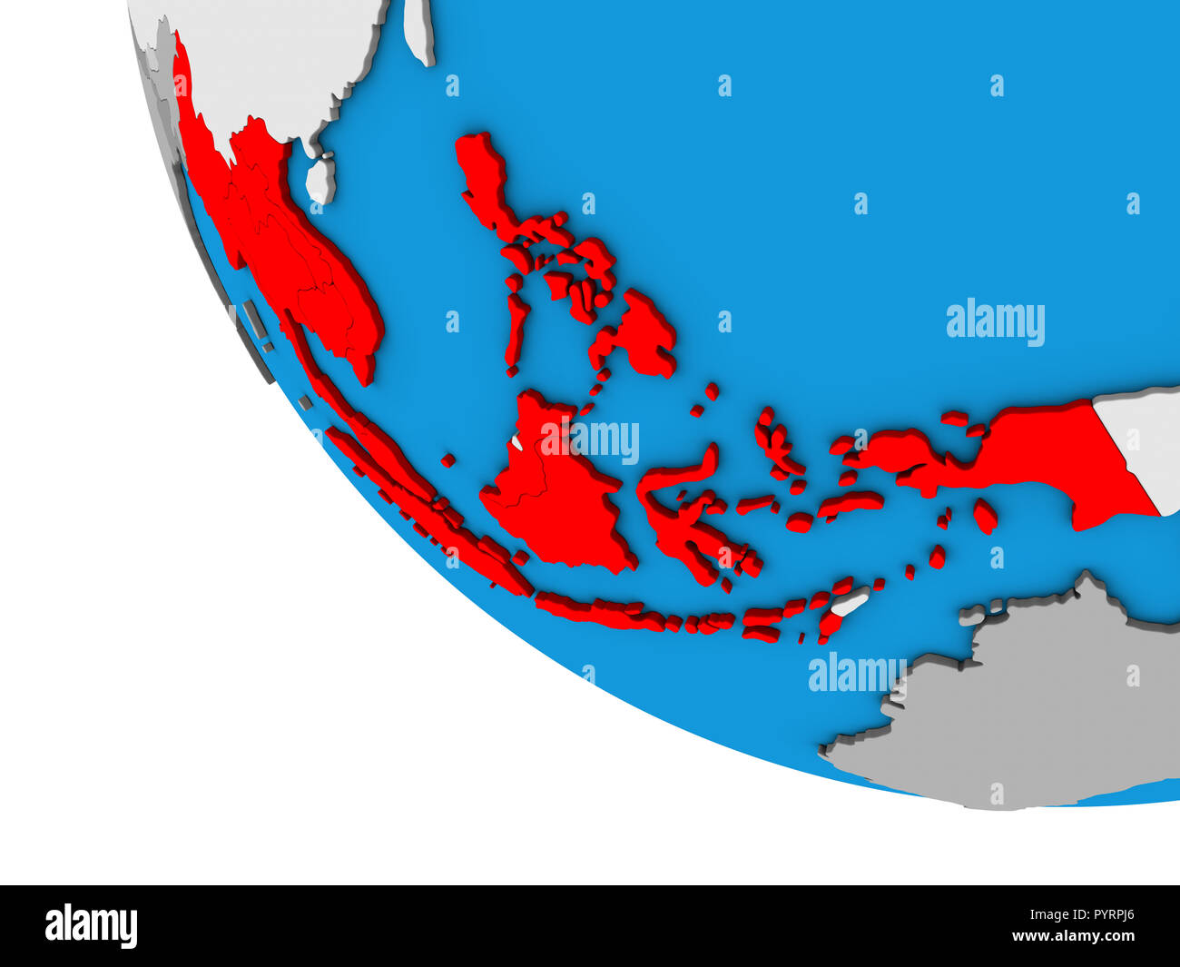 Asean countries map hi-res stock photography and images - Alamy