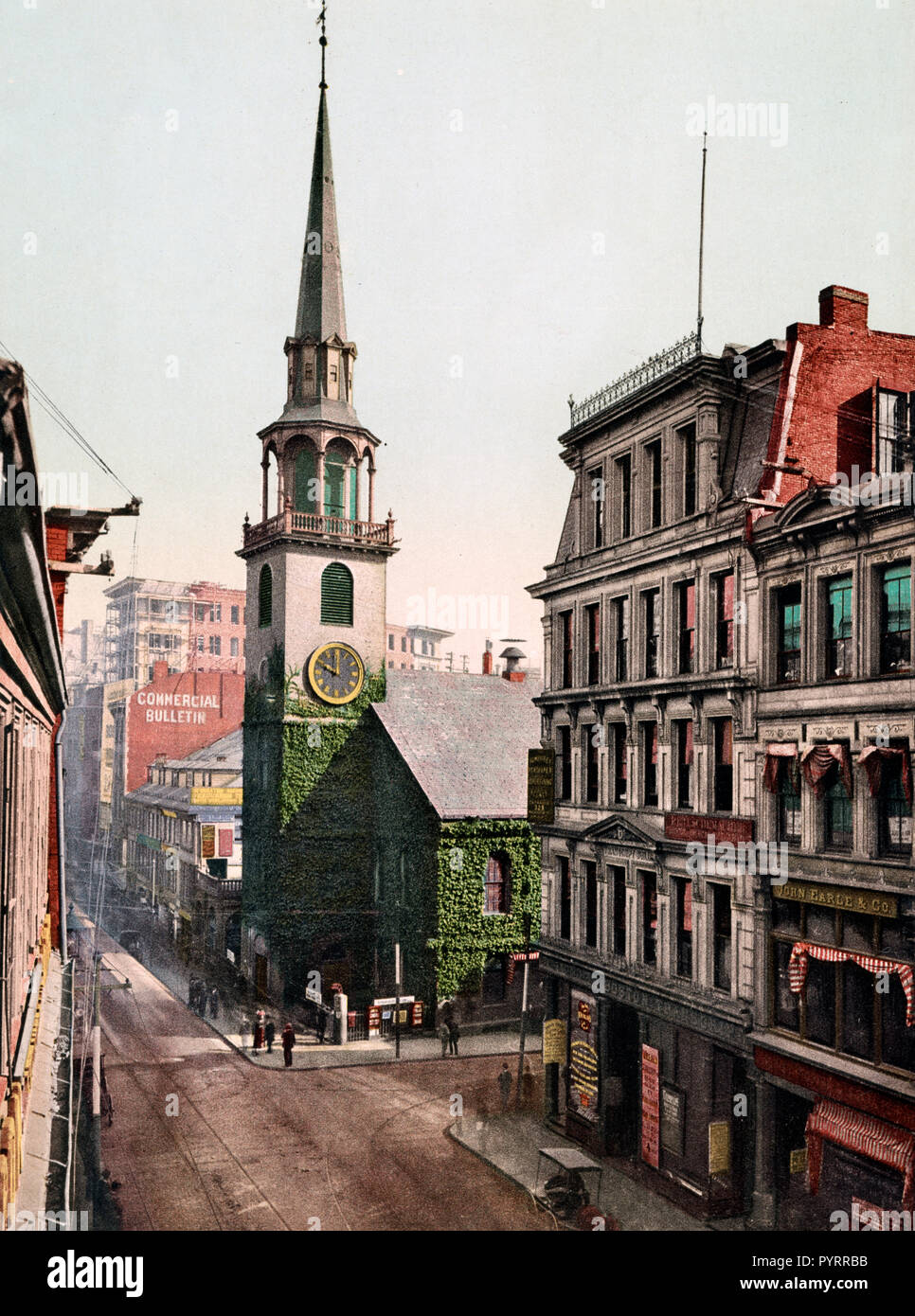 The Old South Church [Old South Meeting House], Boston ca. 1900 Stock ...