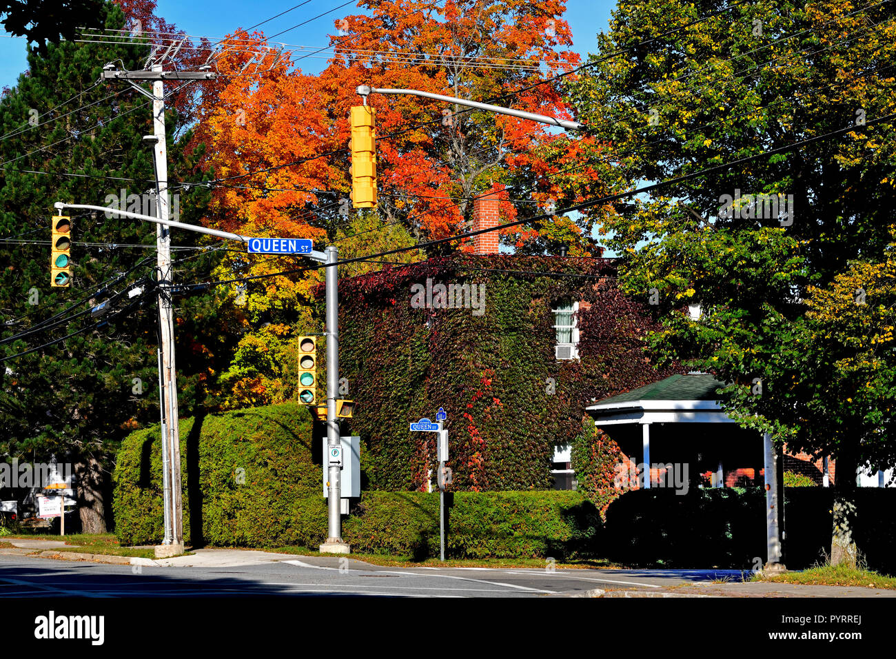 Building covered vines hi-res stock photography and images - Alamy
