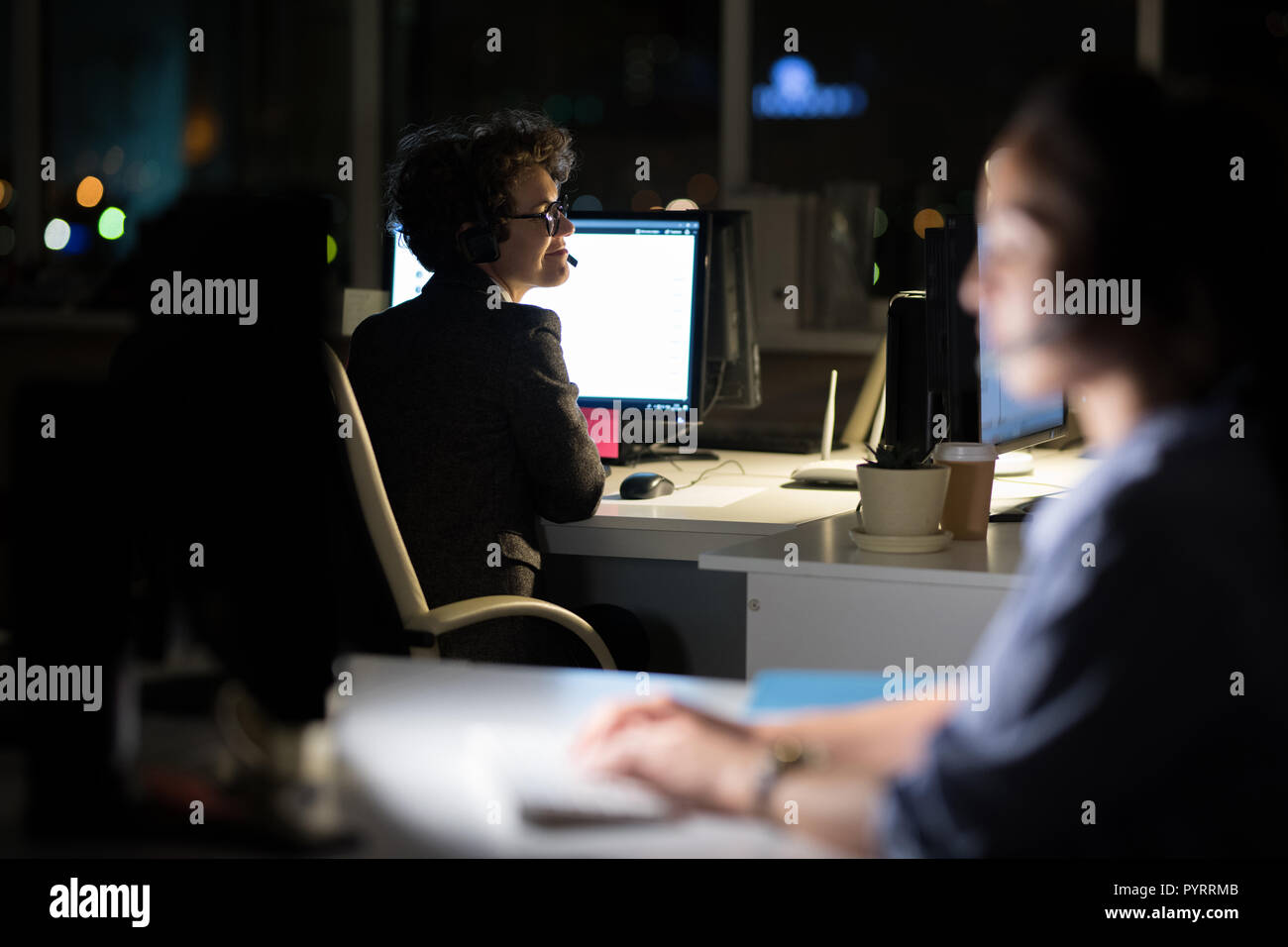 Customer Service Office Stock Photo - Alamy