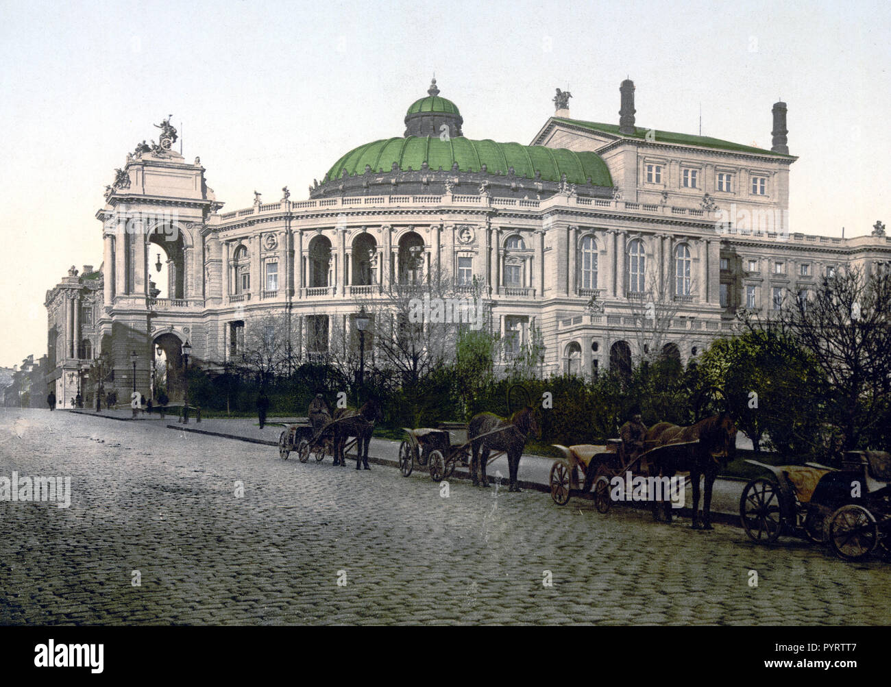 The Theatre, Odessa, Russia, (i.e., Ukraine) ca. 1890-1900 Stock Photo ...