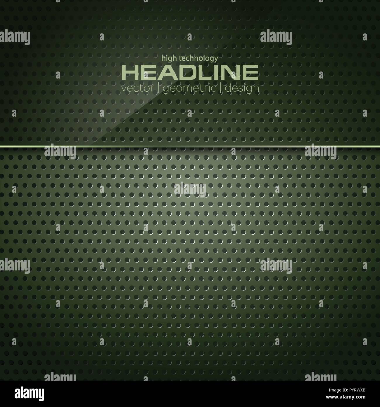 Metallic Dark Green Background
