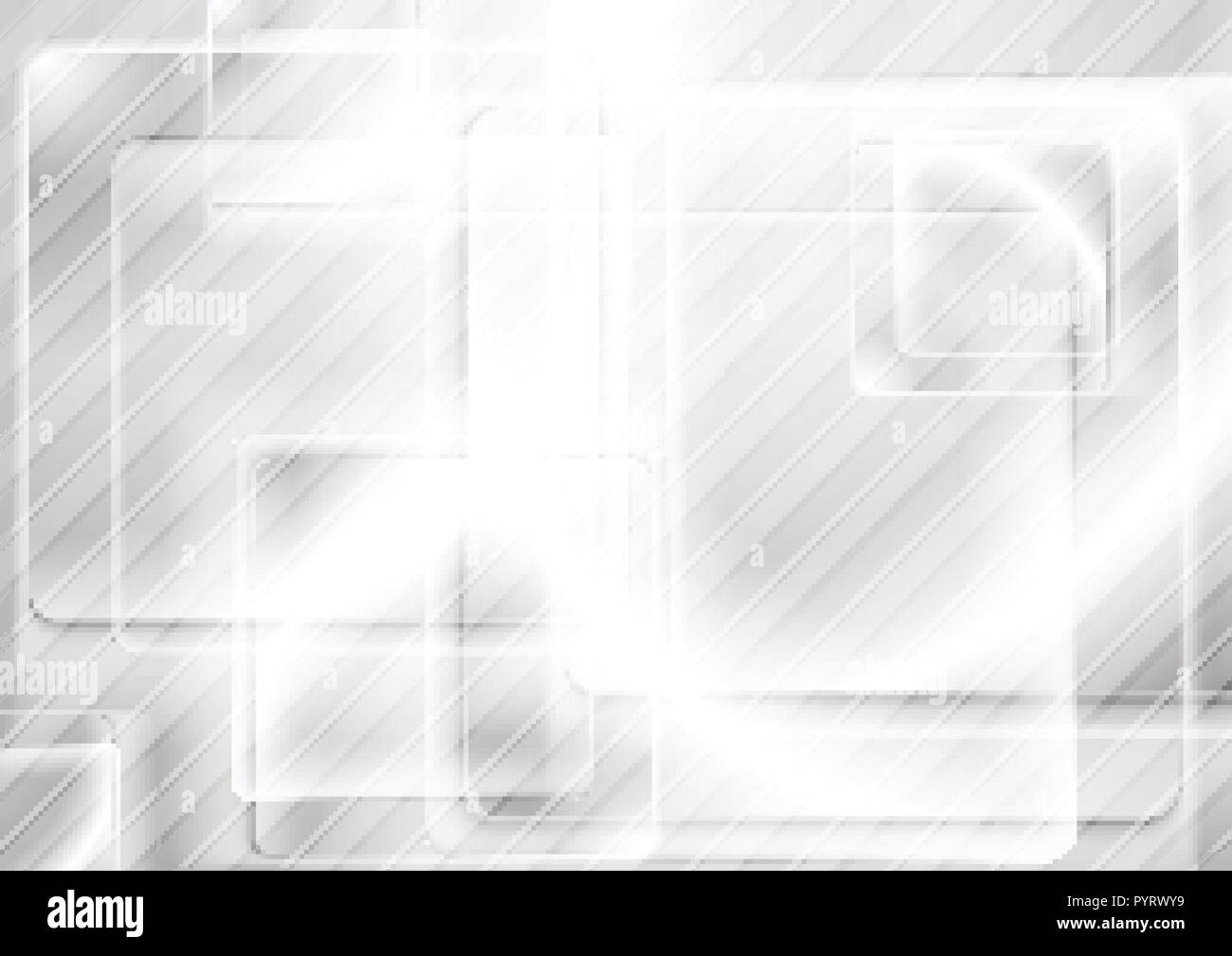 Grey squares abstract tech background Stock Vector Images - Alamy
