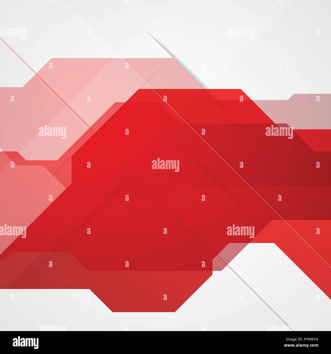 Bright red abstract tech background. Vector design Stock Vector Image ...