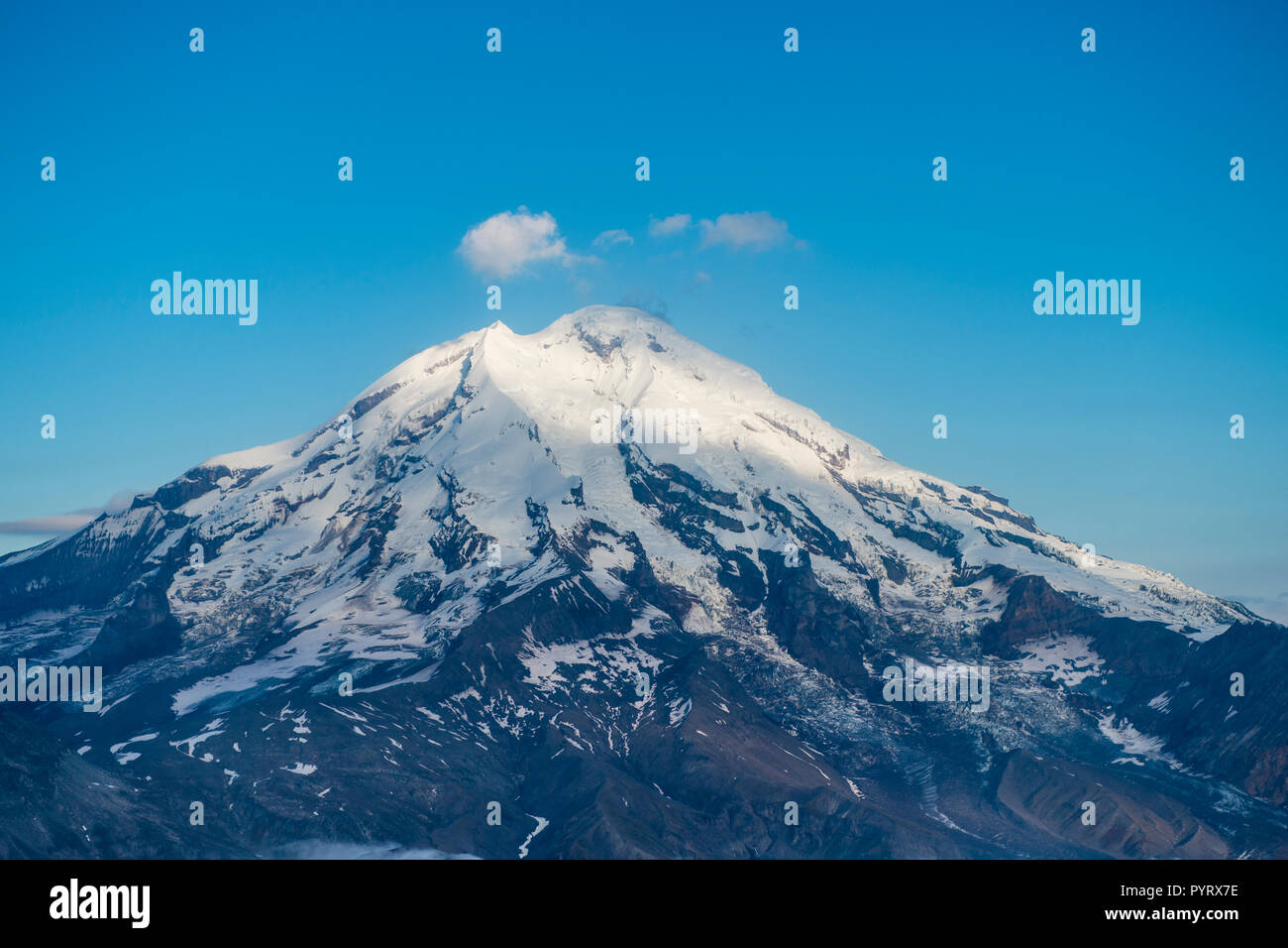 Mount Redoubt, Lake Clark National Park and Preserve, Alaska, USA Stock ...