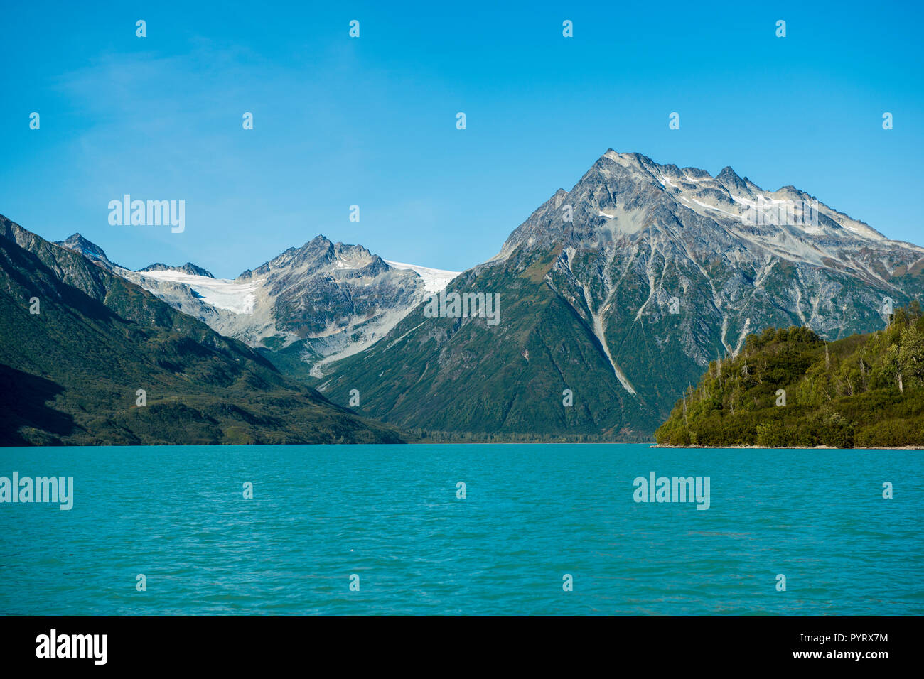 Crescent Lake, Lake Clark National Park and Preserve, Alaska, USA Stock ...