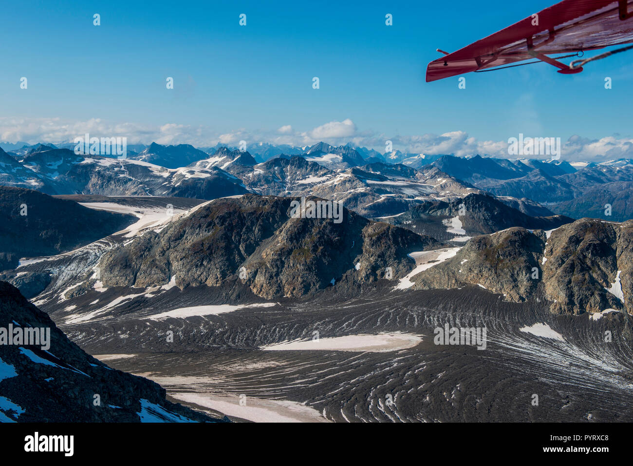 Aerial of Lake Clark National Park and Preserve, Alaska, USA Stock ...
