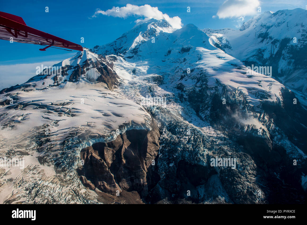 Mount Redoubt, Lake Clark National Park and Preserve, Alaska, USA Stock ...