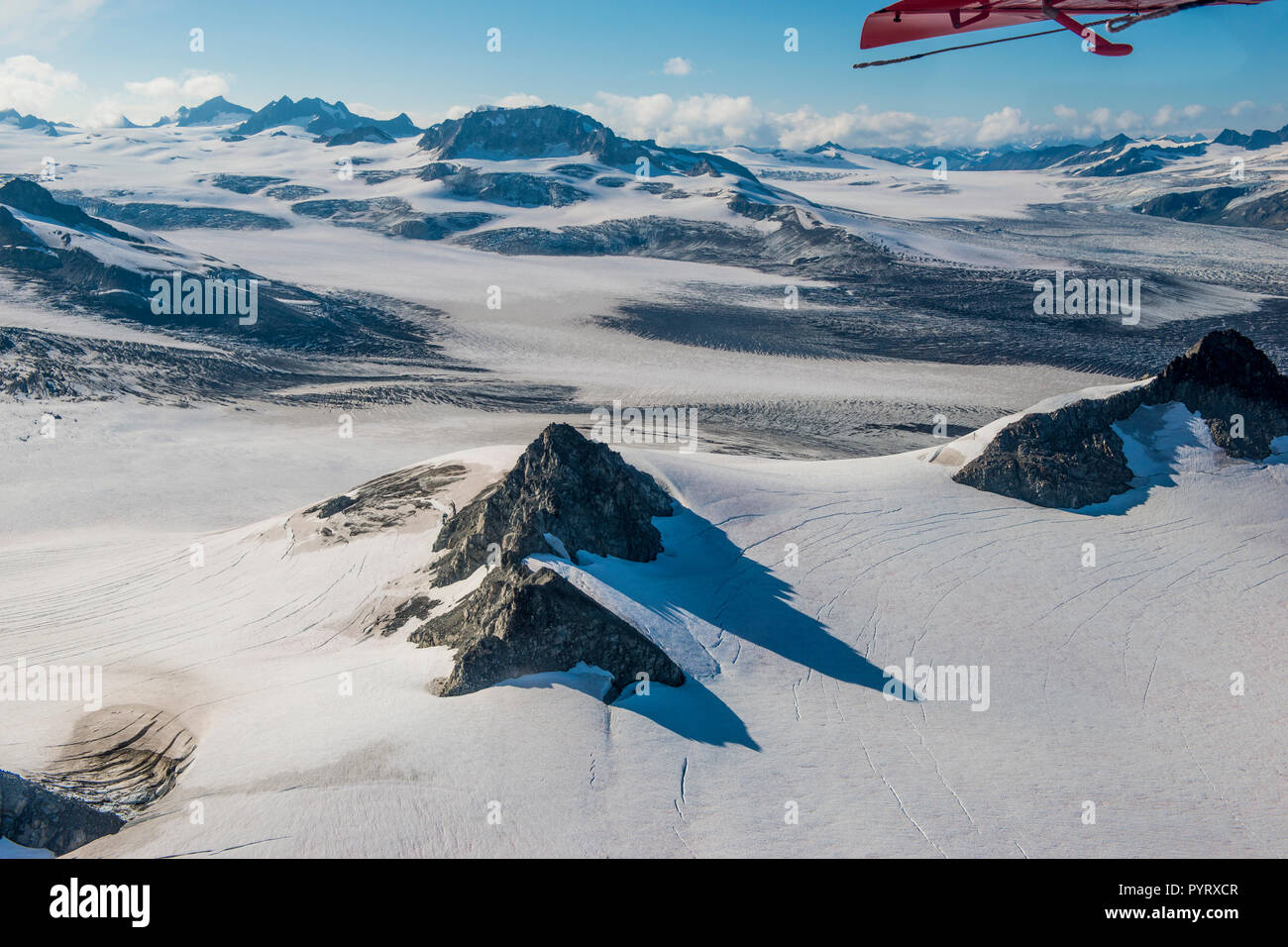 Aerial of Lake Clark National Park and Preserve, Alaska, USA Stock ...