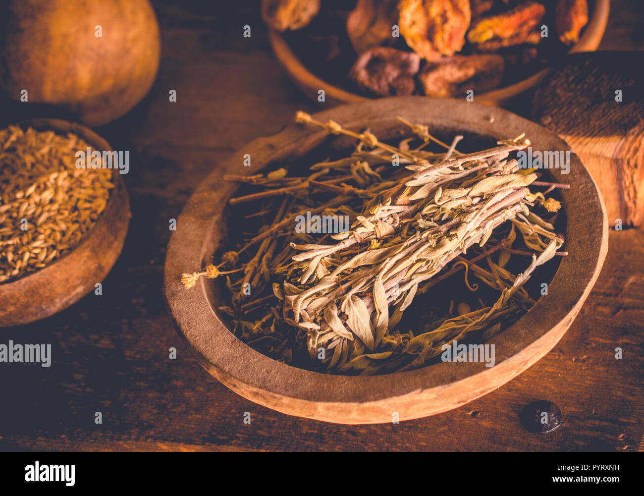 Beautiful colorful natural flowers in dry form Stock Photo - Alamy