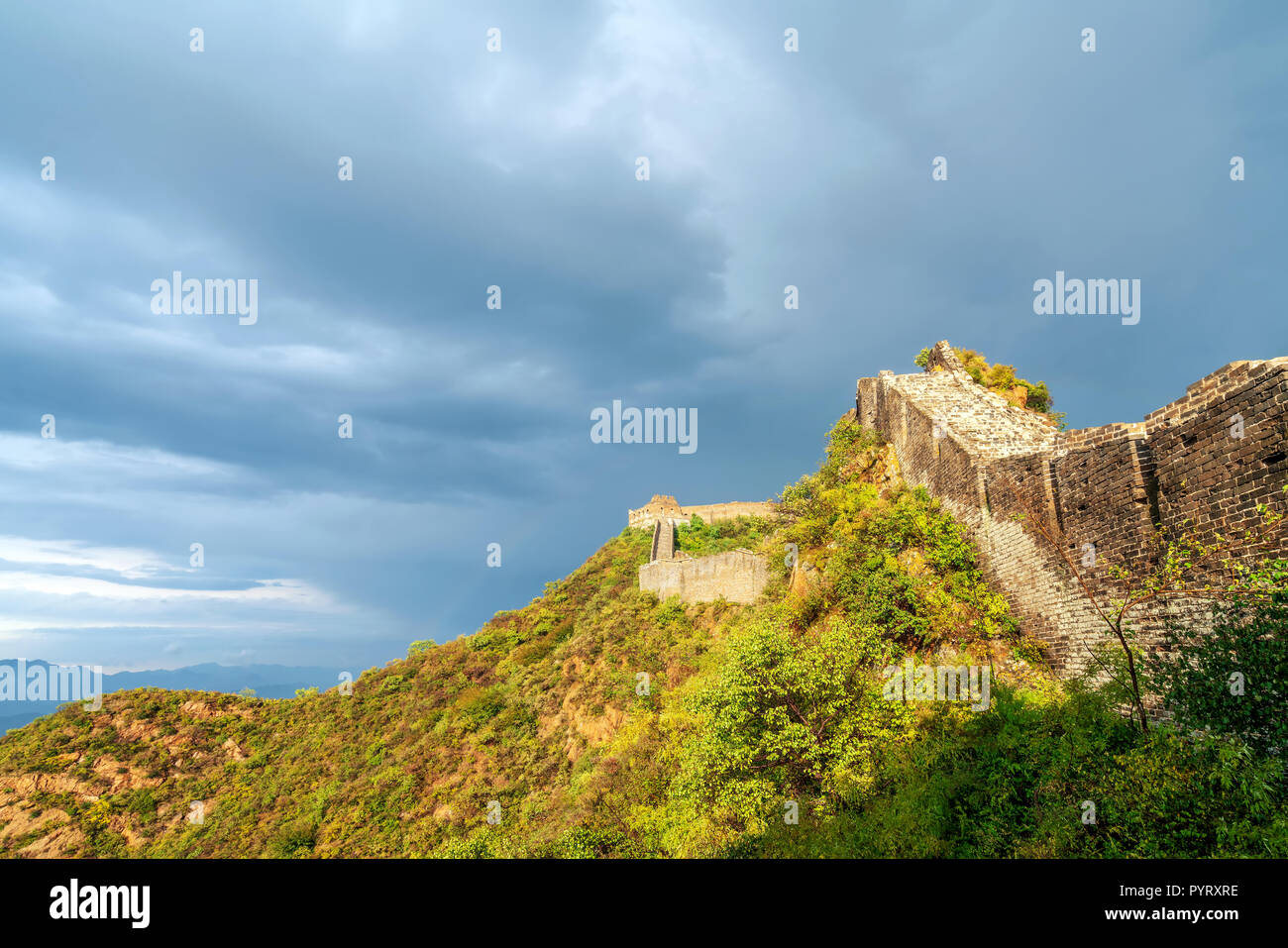 greatwall the landmark of china and beijing Stock Photo - Alamy