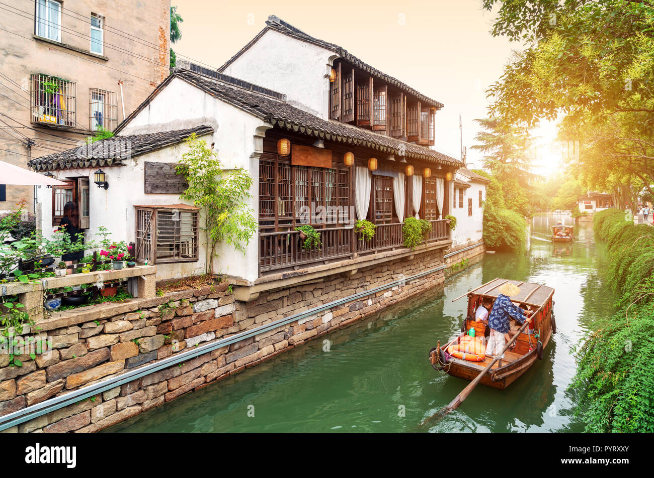 Zhouzhuang, China is a famous water town in the Suzhou area. There are ...