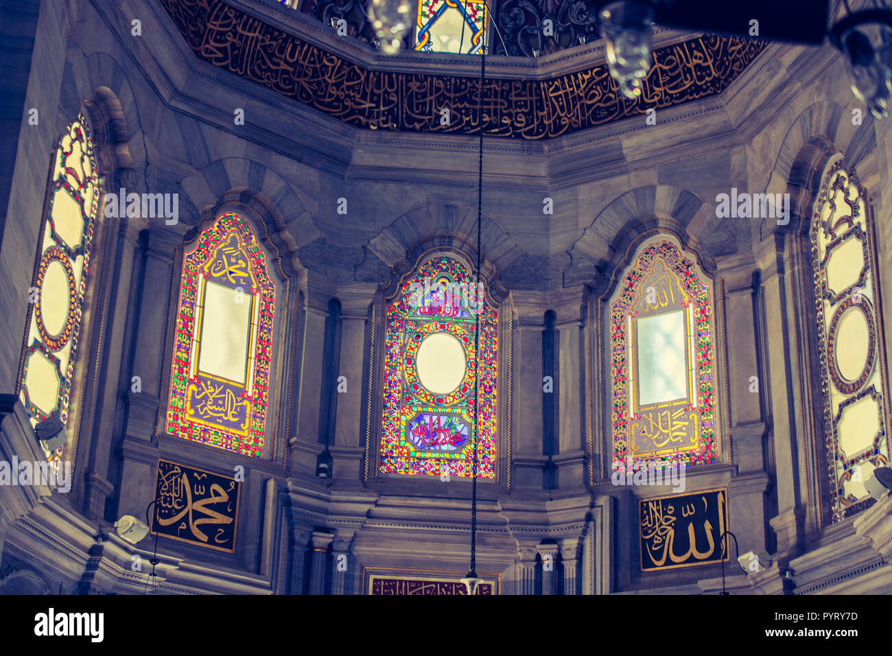 Old window Architecture from the Ottoman times In Istanbul Stock Photo ...