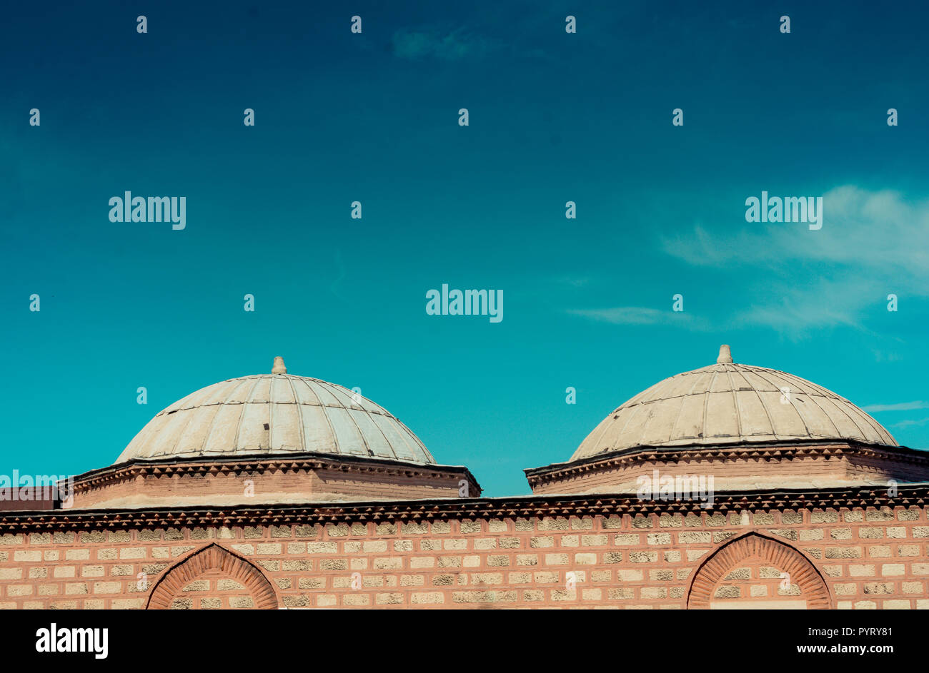 Outer view of dome in Ottoman architecture in, Istanbul, Turkey Stock ...