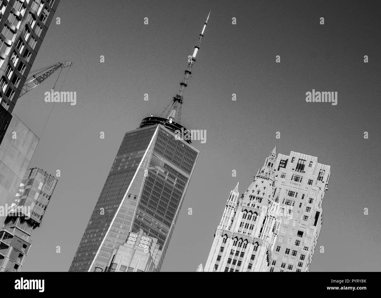 World financial center new Black and White Stock Photos & Images - Alamy