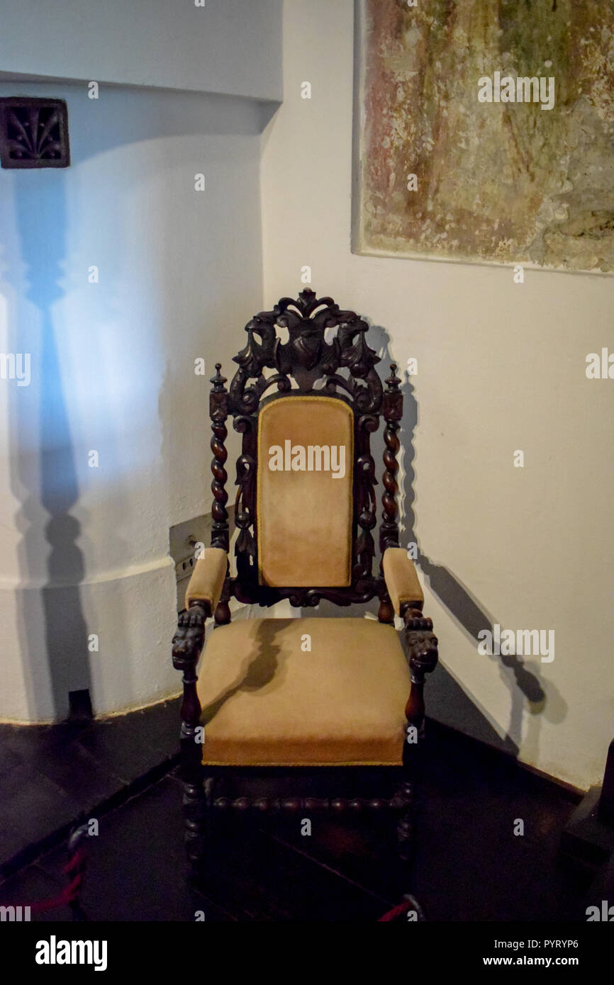 Bran castle chair hi-res stock photography and images - Alamy