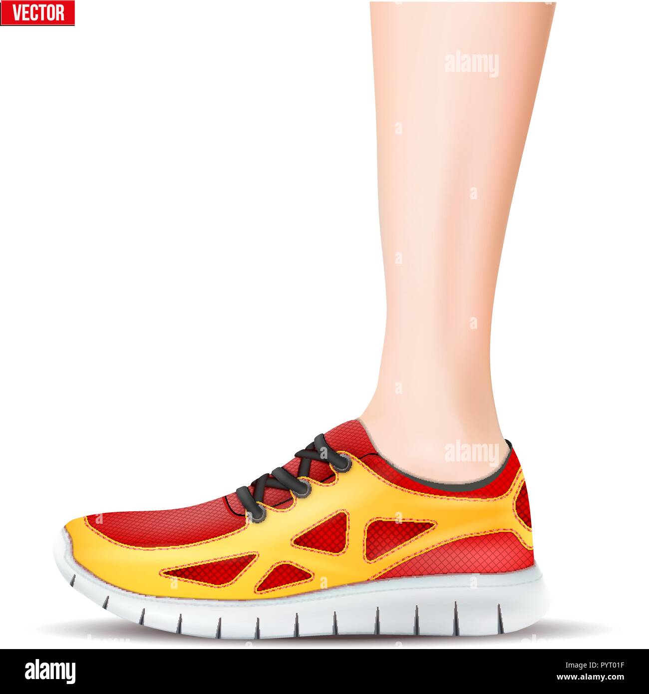 Sneakers vector hi-res stock photography and images - Alamy