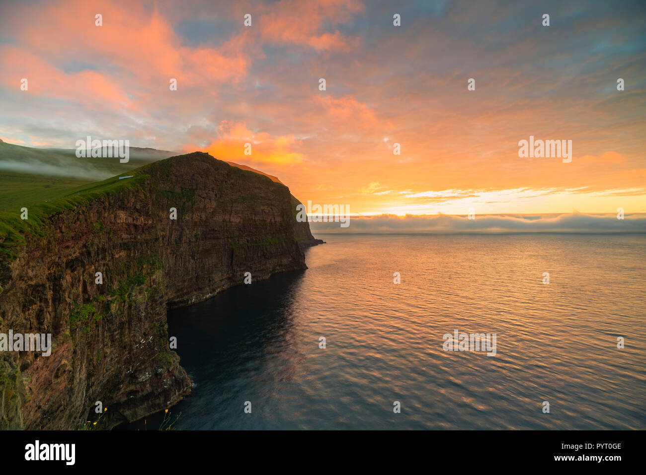 Cliffs of eysturoy, faroe islands hi-res stock photography and images ...