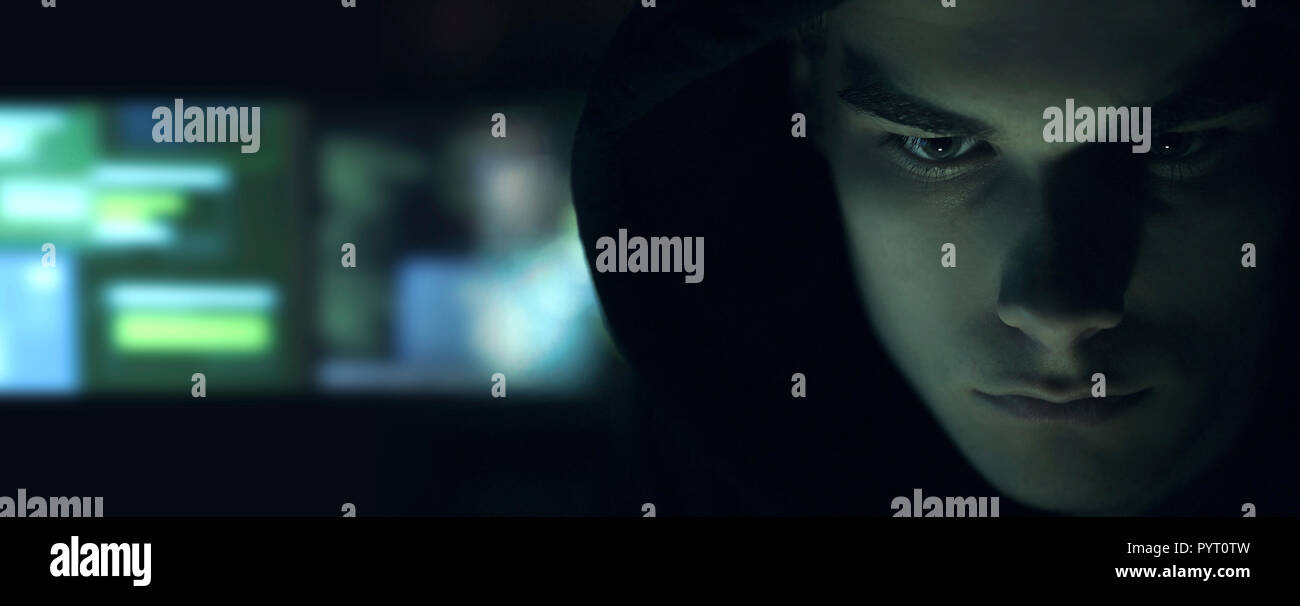 Young hacker in cyber security concept hi-res stock photography and ...