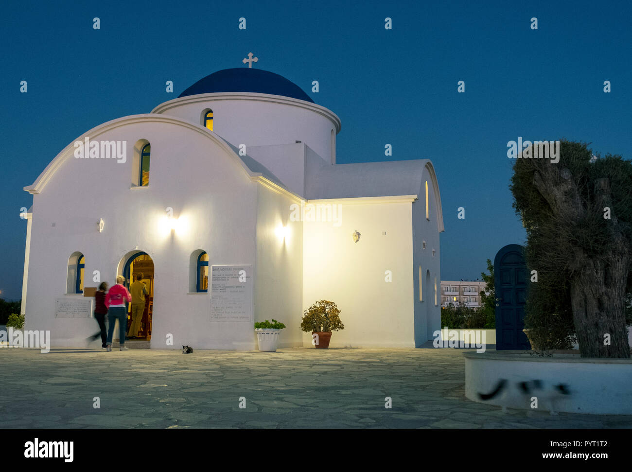 The multi Denominational Church of St. Nicholas, Paphos, Cyprus Stock ...