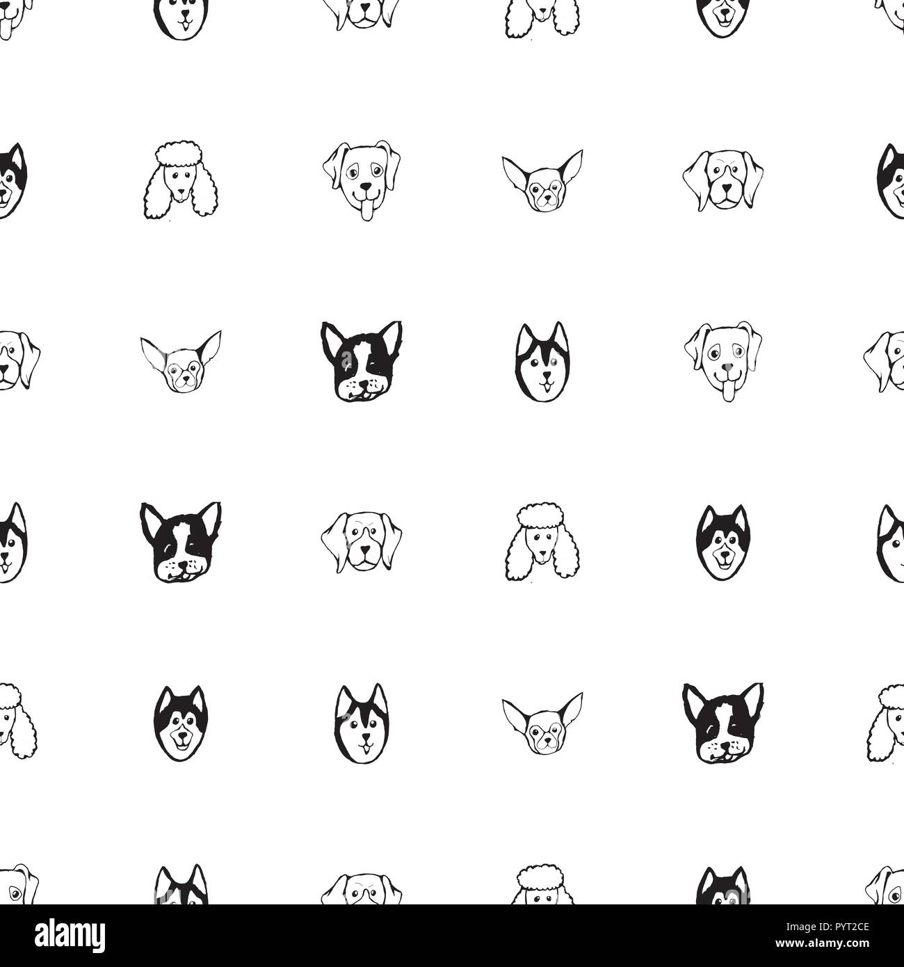 Dog breeds Stock Vector Images - Alamy