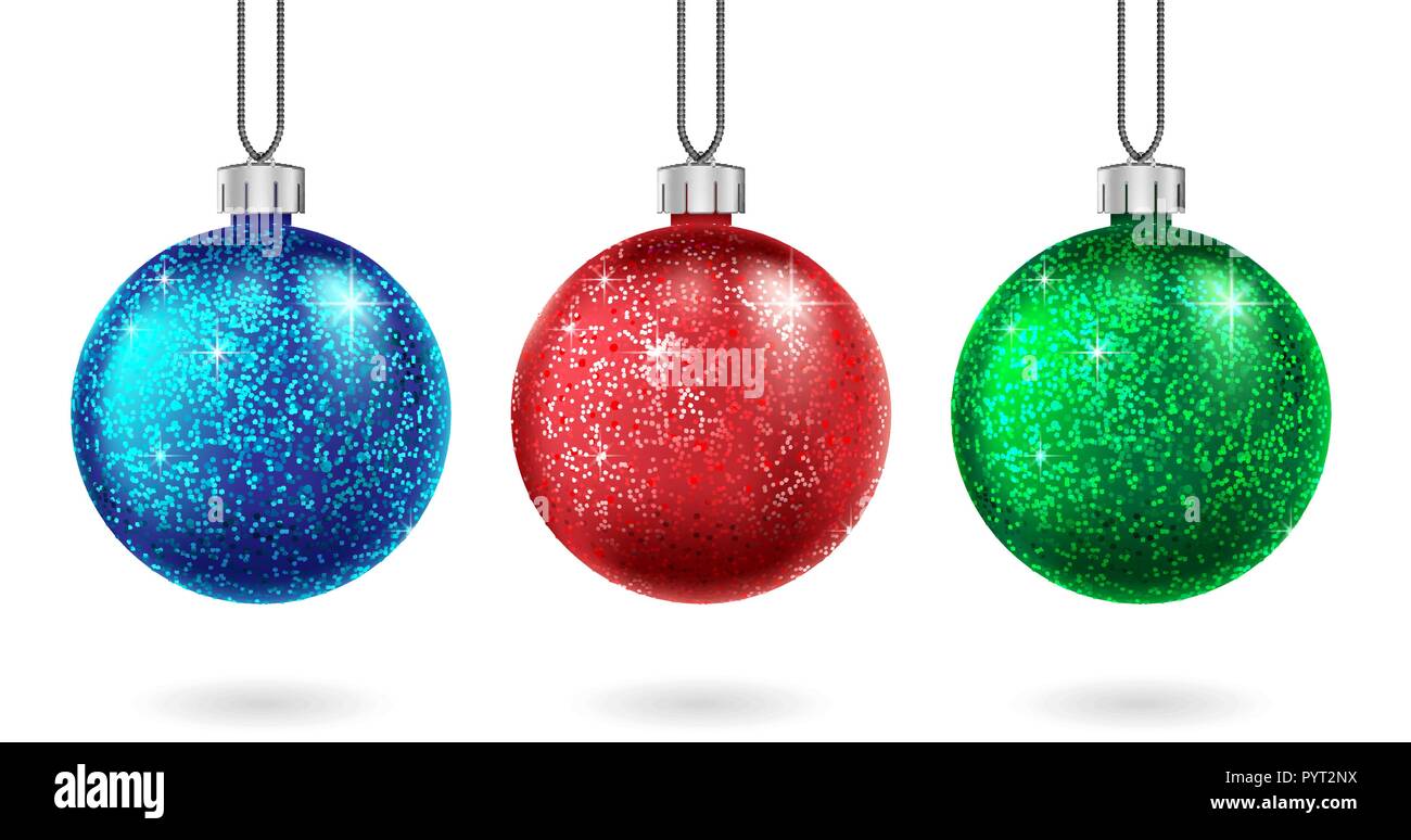 Hanging green glass bauble Stock Vector Images - Alamy