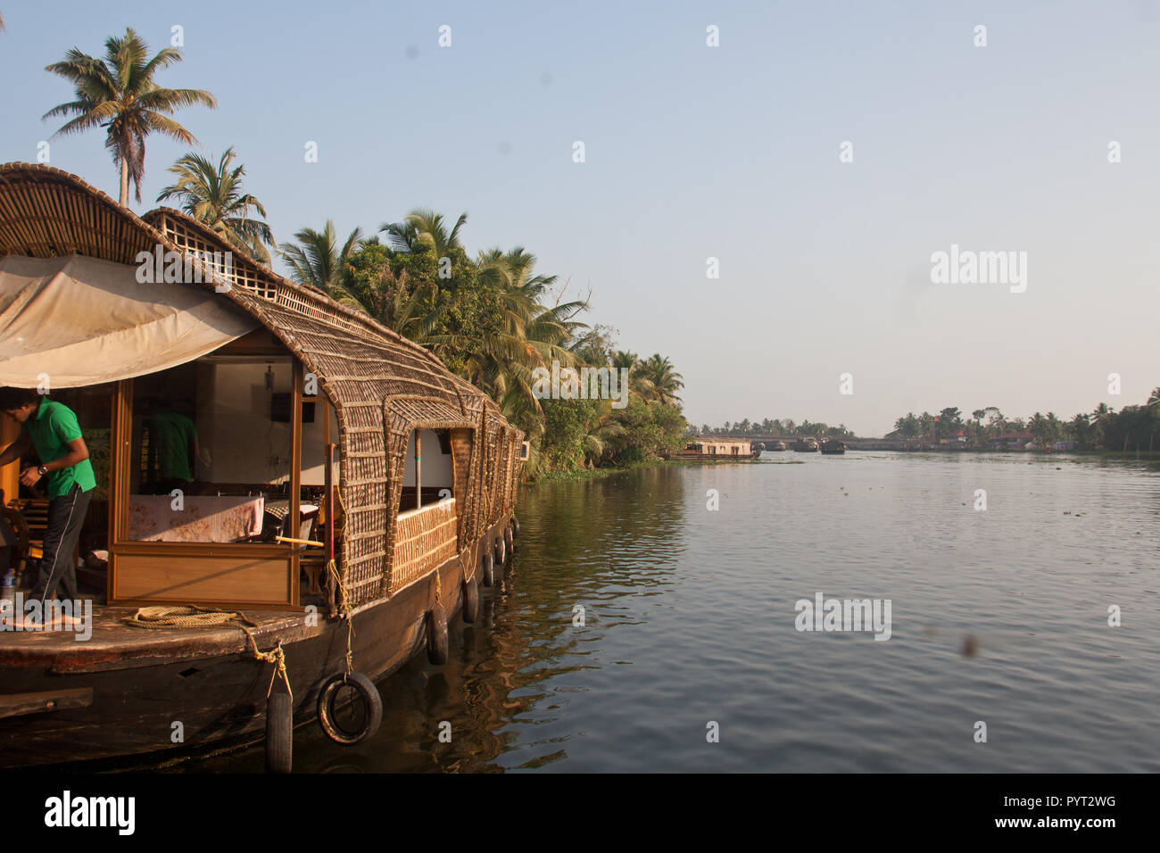 The Kerala backwaters landscape showcases a mesmerizing tapestry of ...
