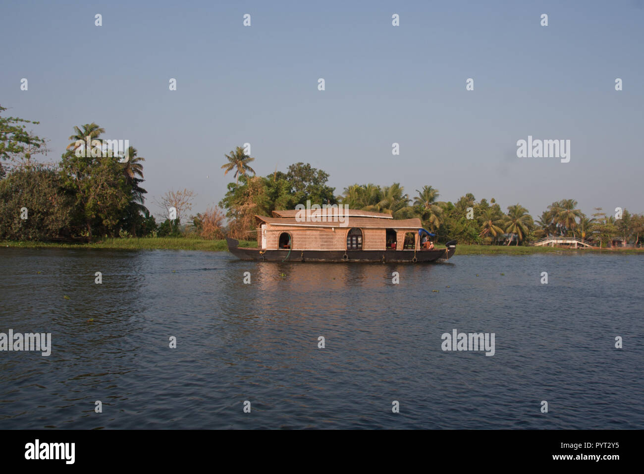 The Kerala backwaters landscape showcases a mesmerizing tapestry of ...