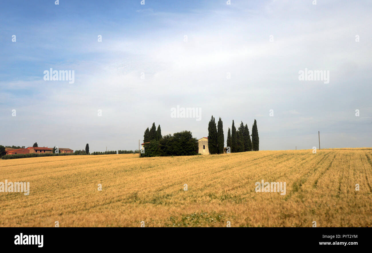 Farmland in Tuscany, Italy Stock Photo - Alamy