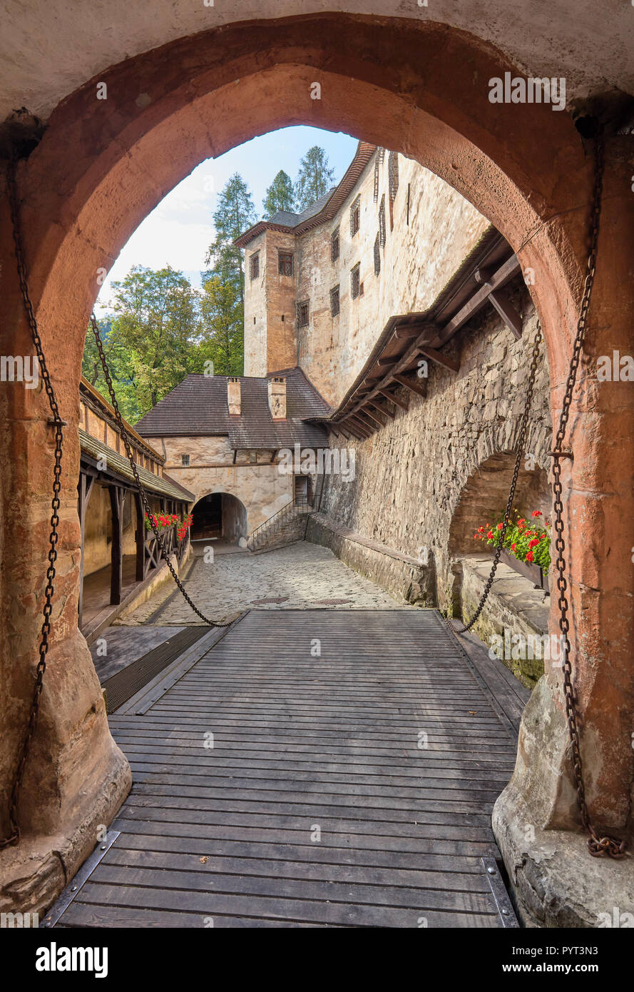 In the Orava Castle, Slovakia Stock Photo - Alamy