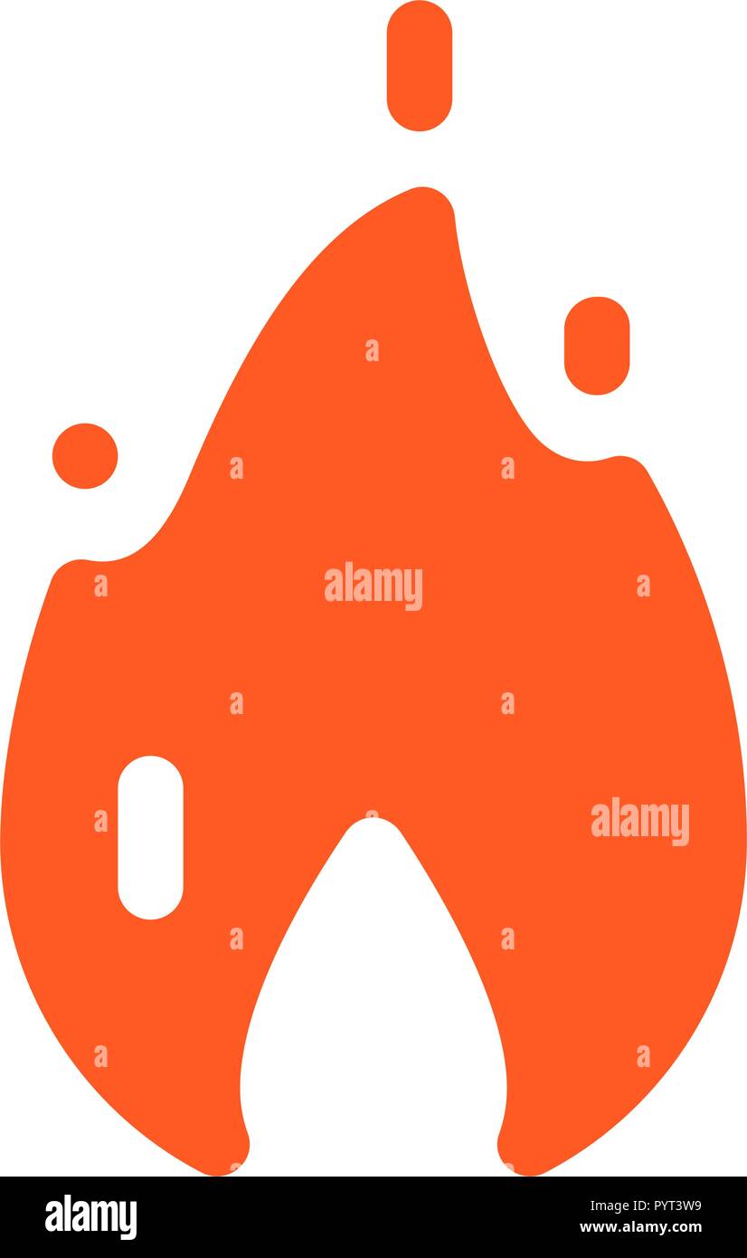 Fire flames with sparks, new orange icon Stock Vector Image & Art - Alamy