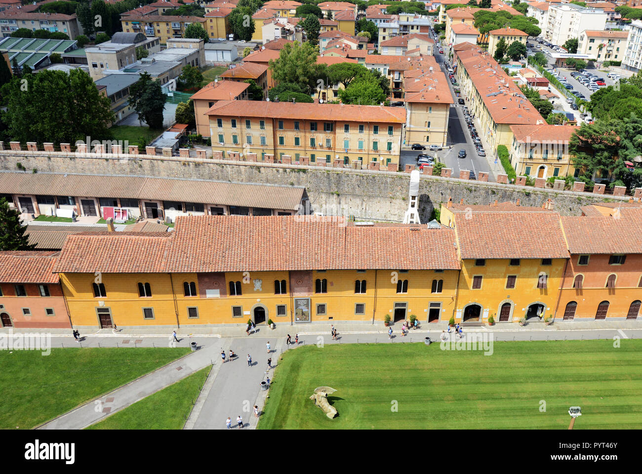 The leaning tower of pisa aerial hi-res stock photography and images ...