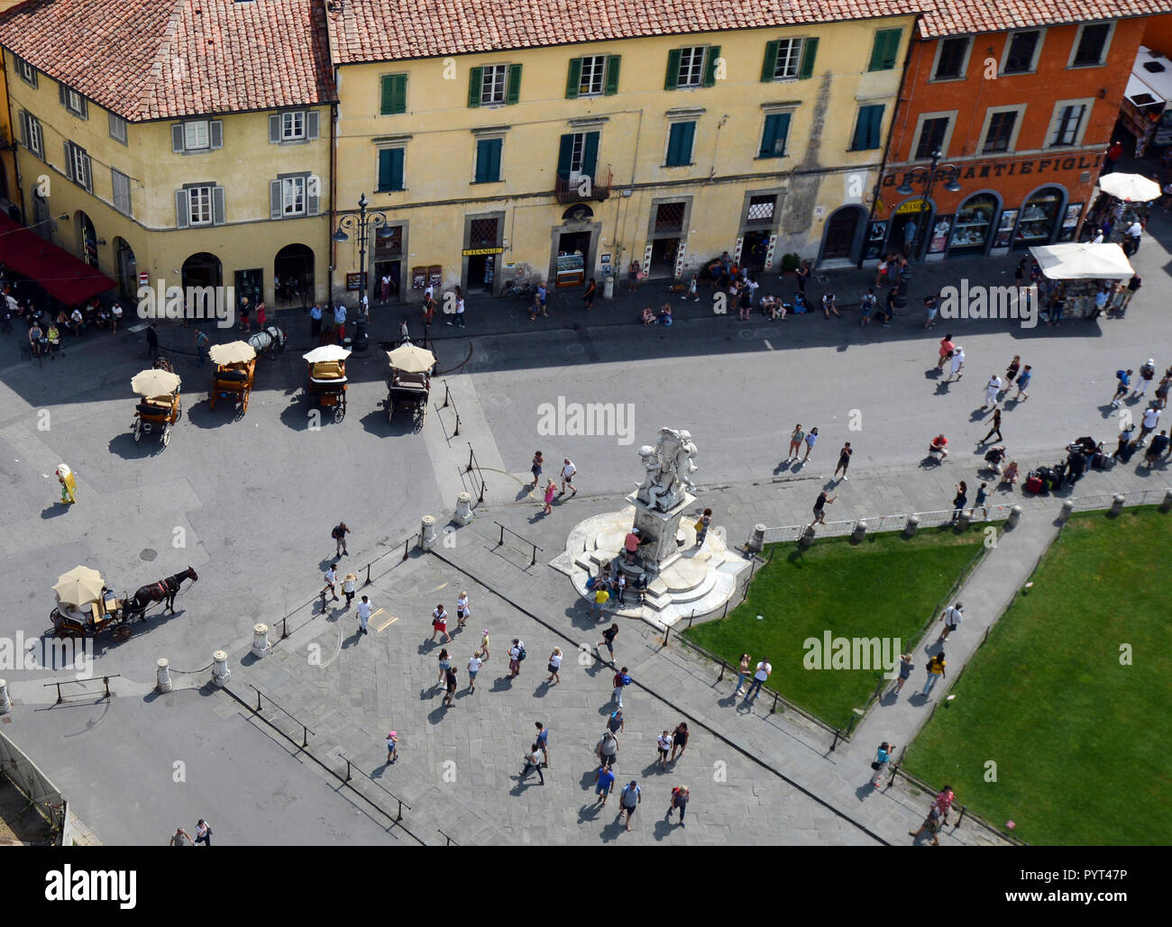 The leaning tower of pisa aerial hi-res stock photography and images ...