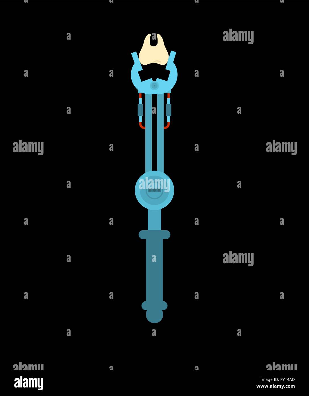 Forceps of dentist tools Stock Vector Images - Alamy