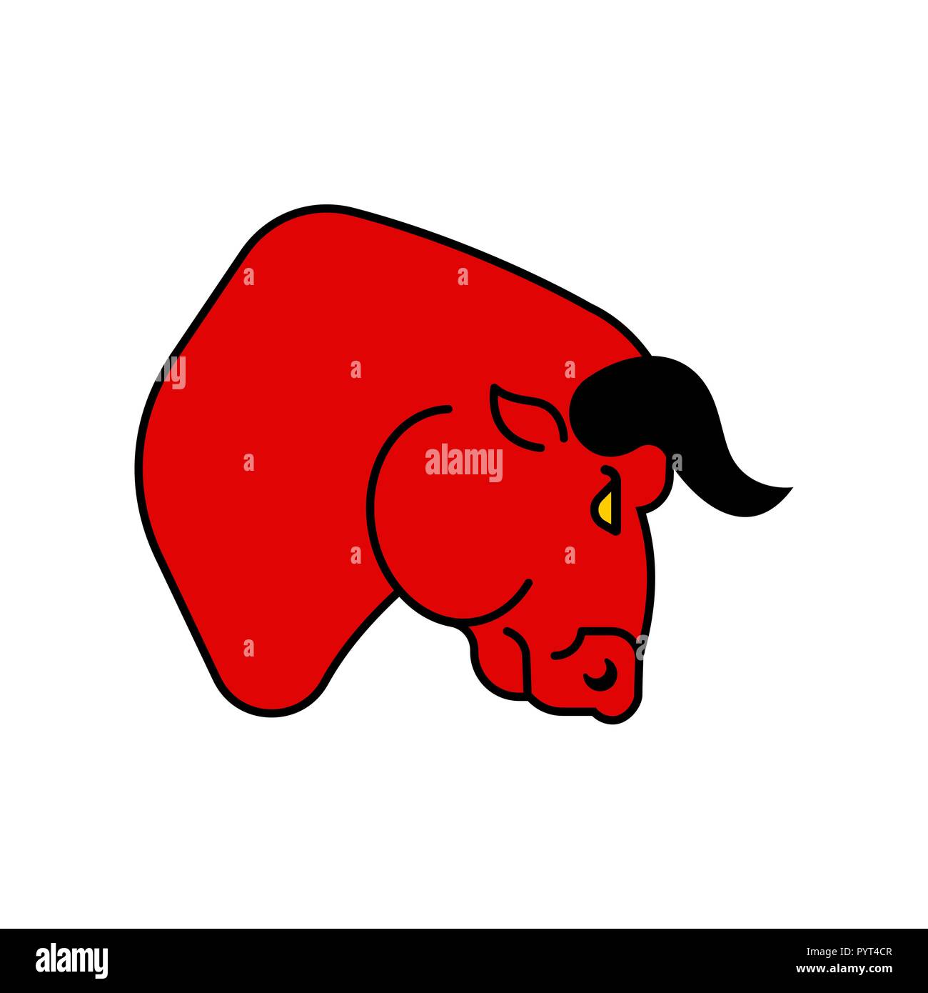 Muscle cow cartoon hi-res stock photography and images - Alamy