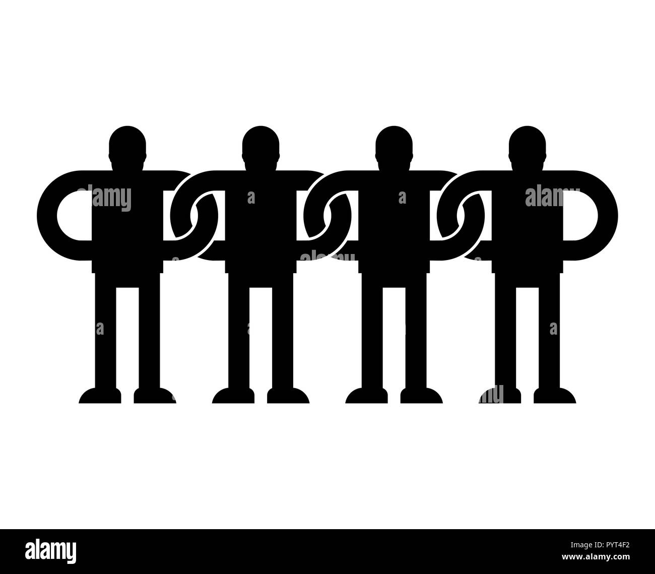 Business team chain. Company structure system. Company structure Stock ...