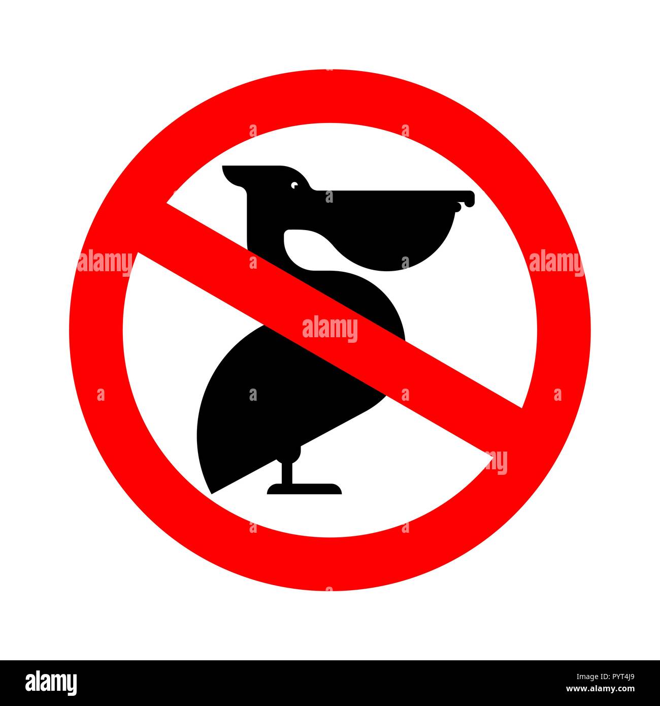 Zoo animal warning sign Stock Vector Images - Alamy