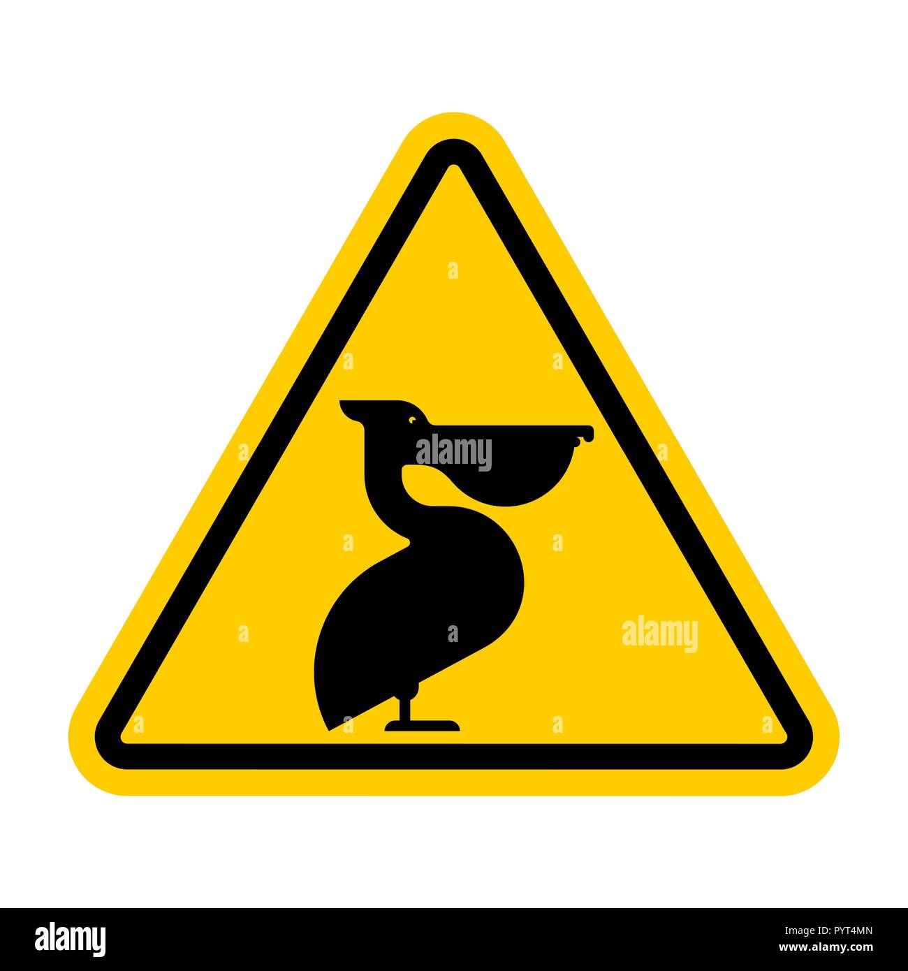 Pelican traffic sign Stock Vector Images - Alamy