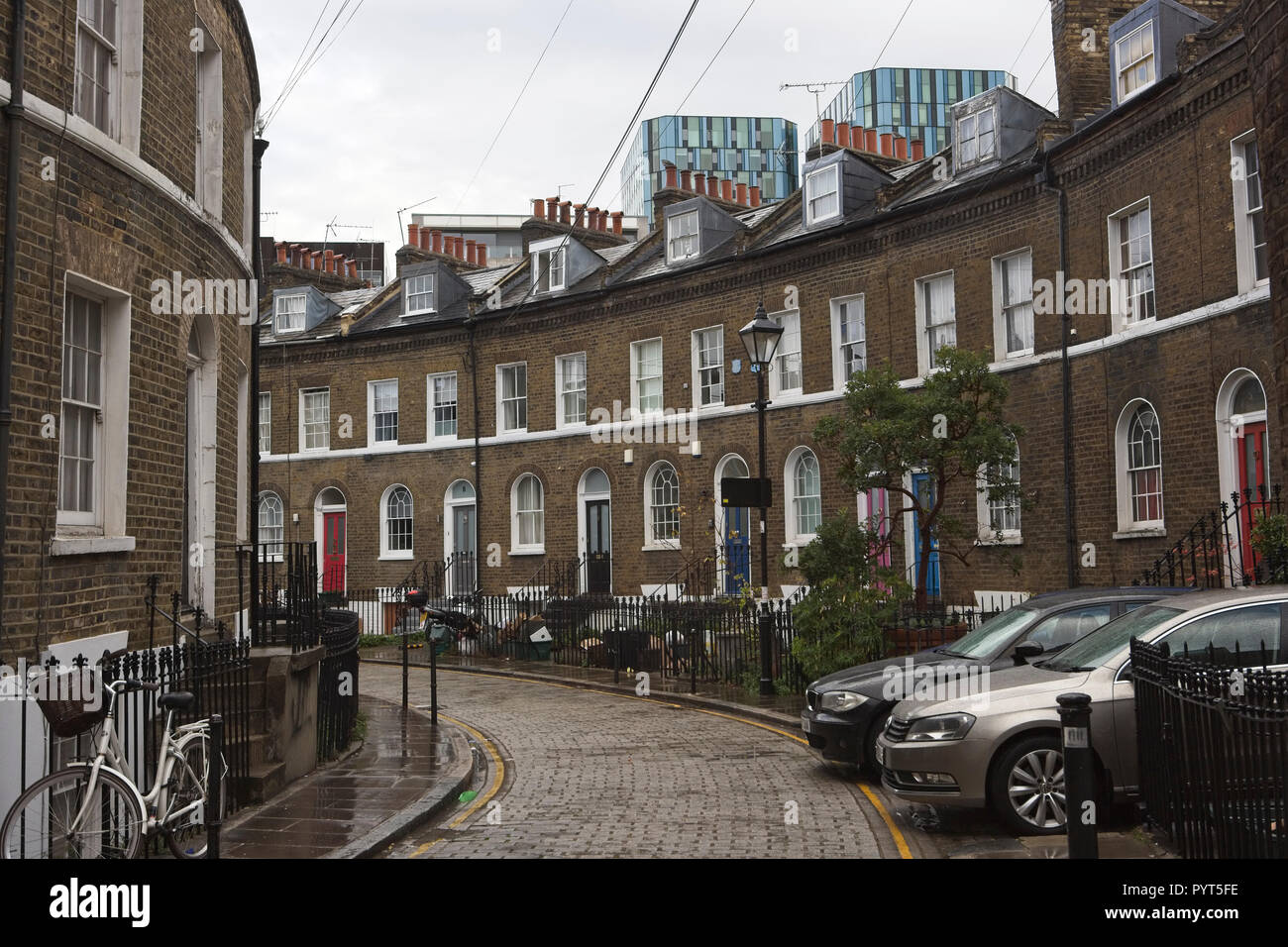 Keystone Crescent in King's Cross London Stock Photo - Alamy