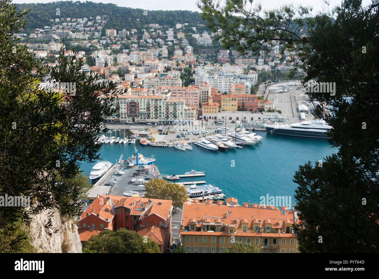 The old port of Nice, France Stock Photo - Alamy