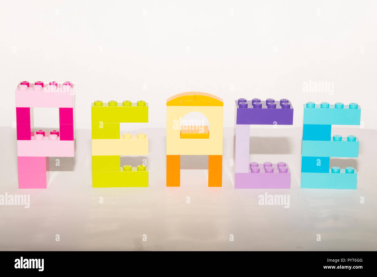 Lego letters hi-res stock photography and images - Alamy