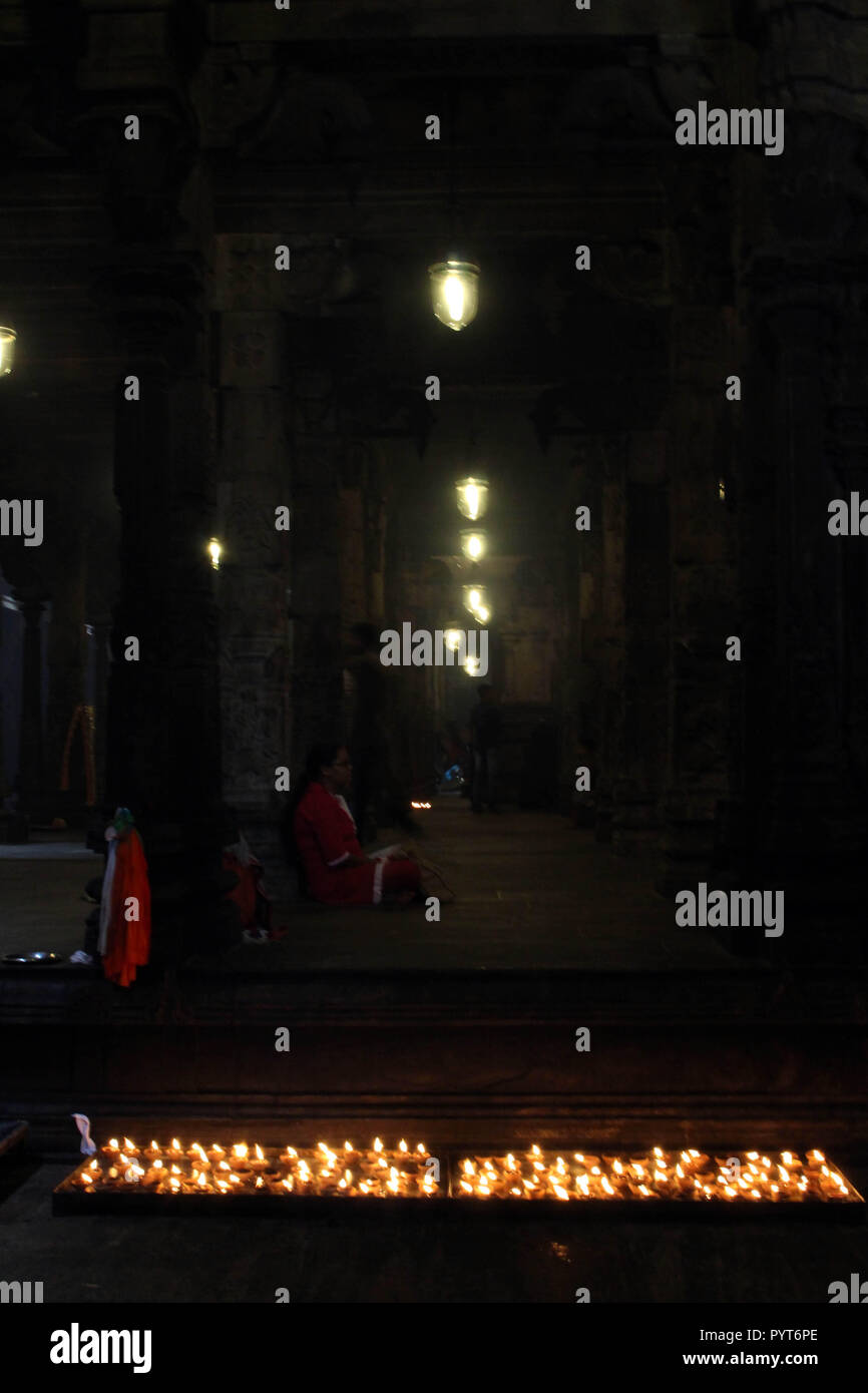 Inside the Hindu temple Sivan Kovil in Colombo. Taken in Sri Lanka ...