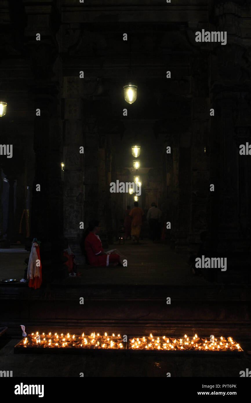 Inside the Hindu temple Sivan Kovil in Colombo. Taken in Sri Lanka ...